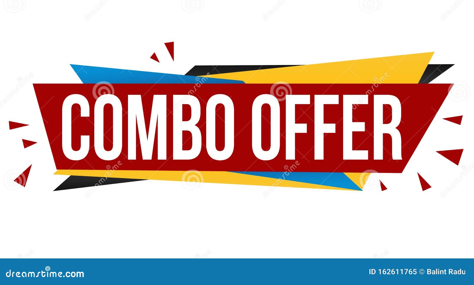 Combo offer banner design stock vector. Illustration of marketing ...