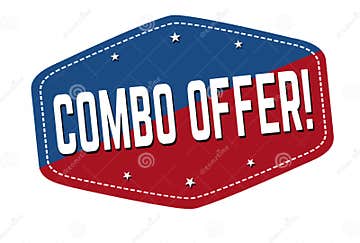 Combo Offer Label or Sticker Stock Vector - Illustration of ...