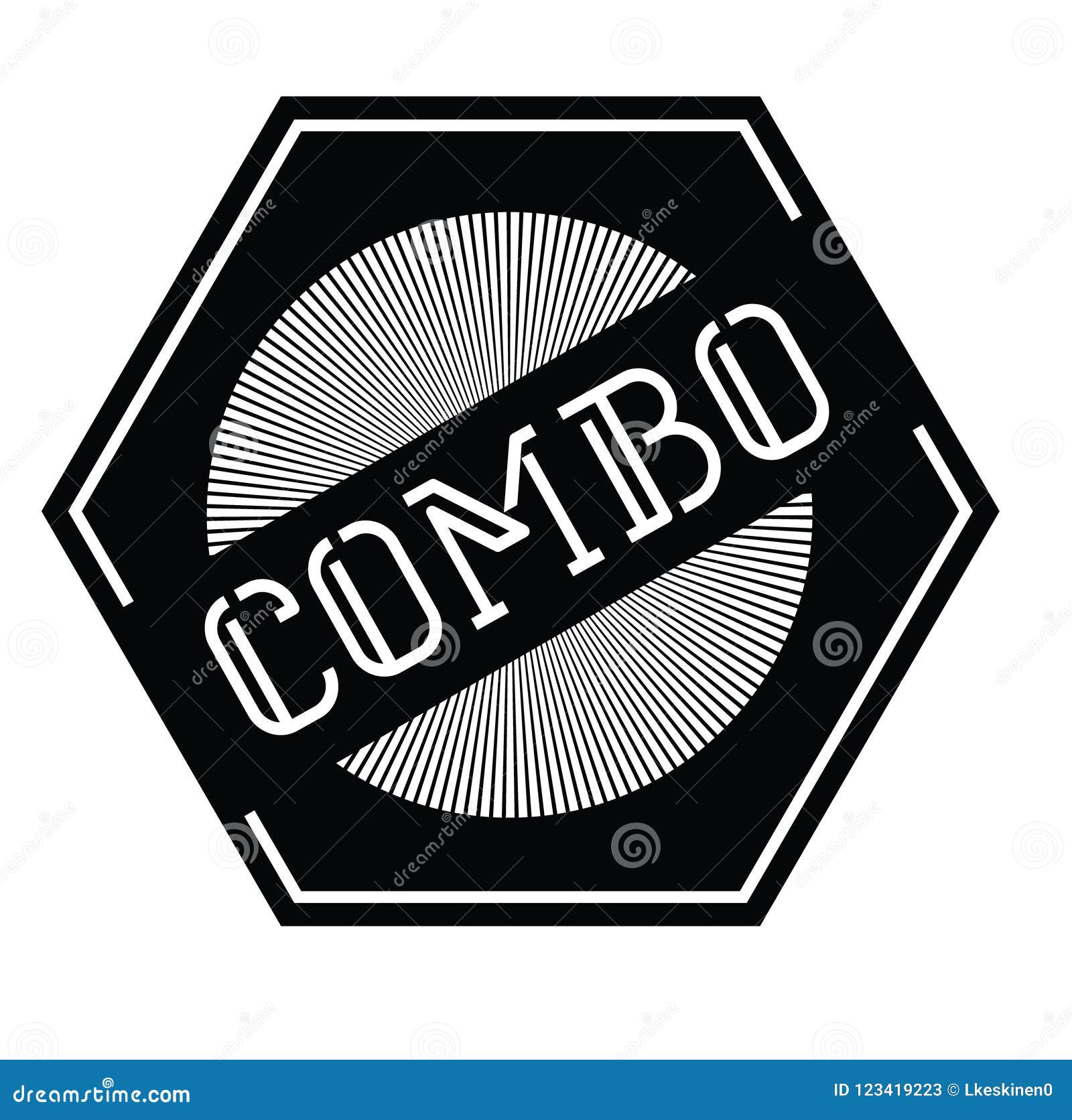 Combo stamp , label stock vector. Illustration of mixture - 123419223