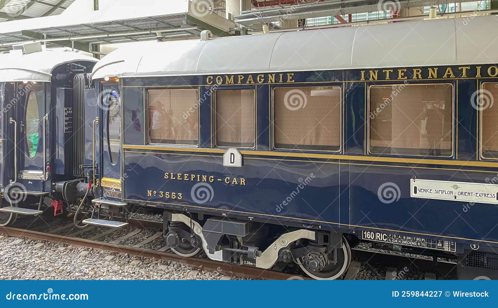 Comboio Venice Simplon Orient Express Capturado Em Comboios Fotografia ...