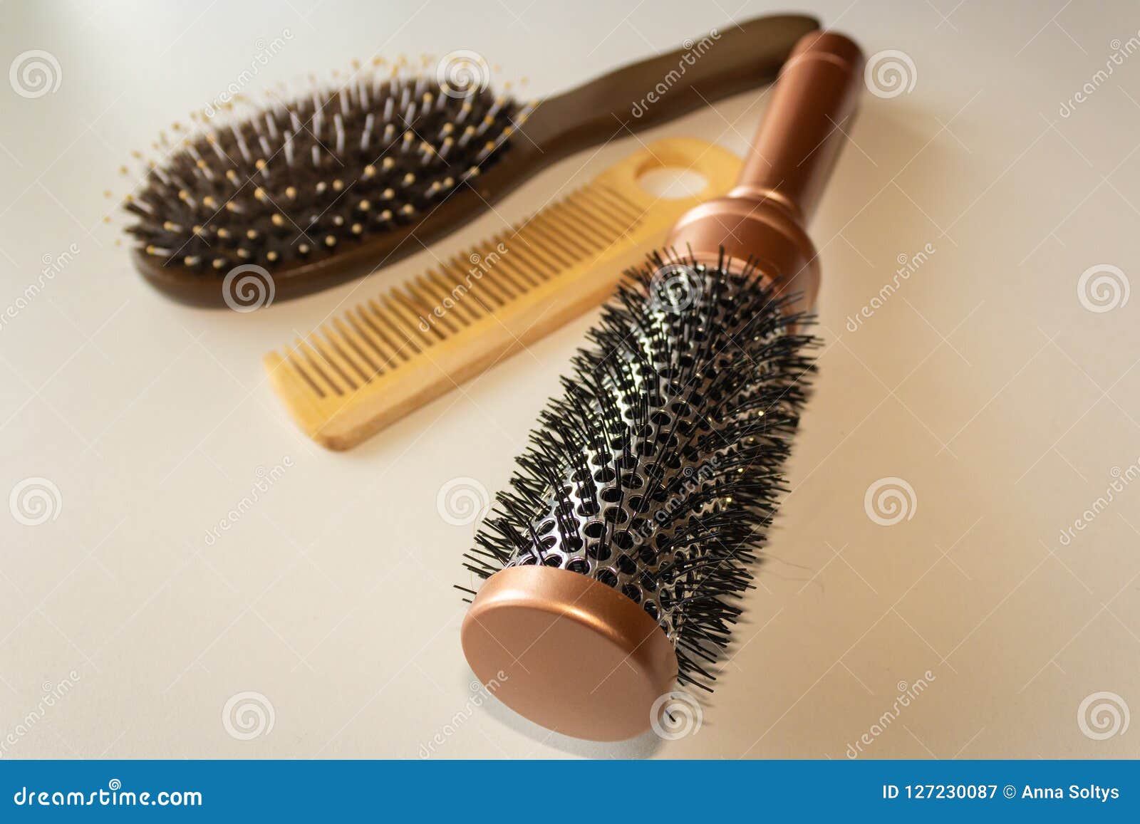 Combs of Different Shapes are on the Table Stock Image - Image of ...