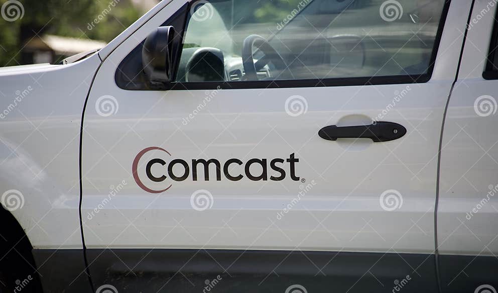 Comcast Cable Company editorial photography. Image of satellite - 127797222
