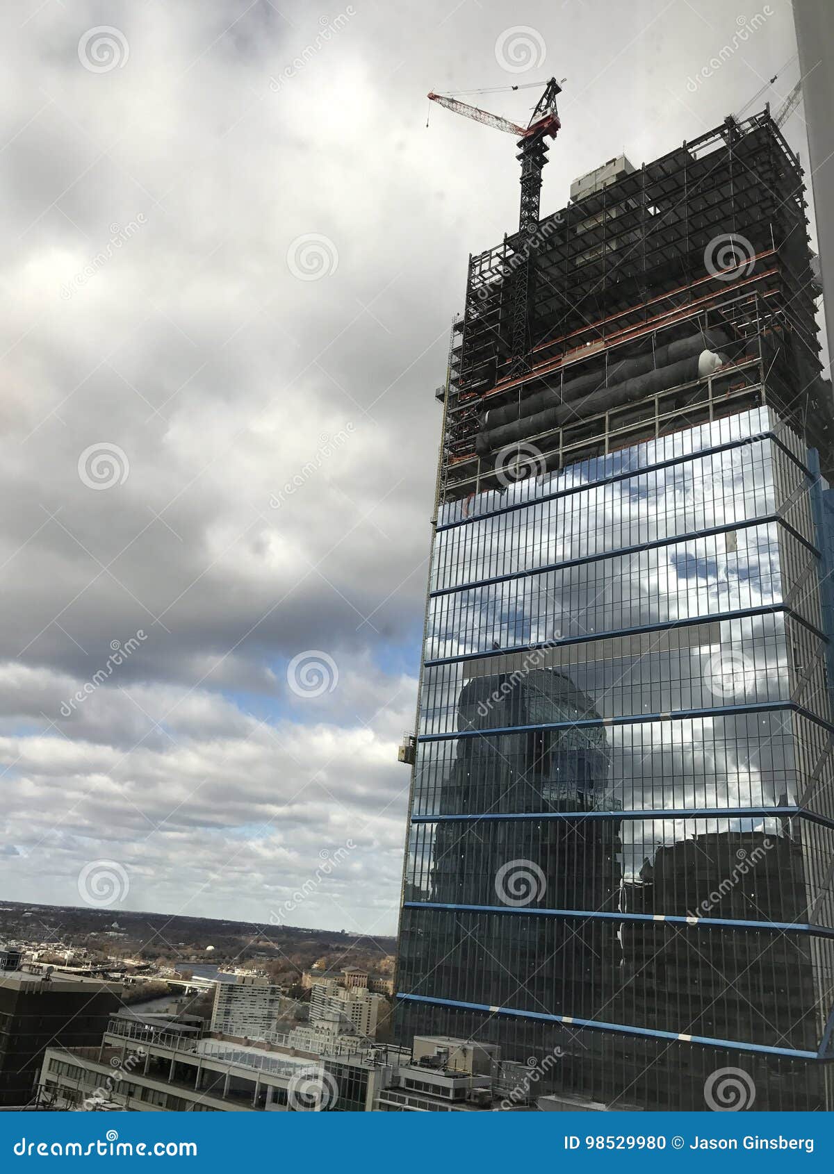 Comcast Construction stock photo. Image of building, philadelphia ...