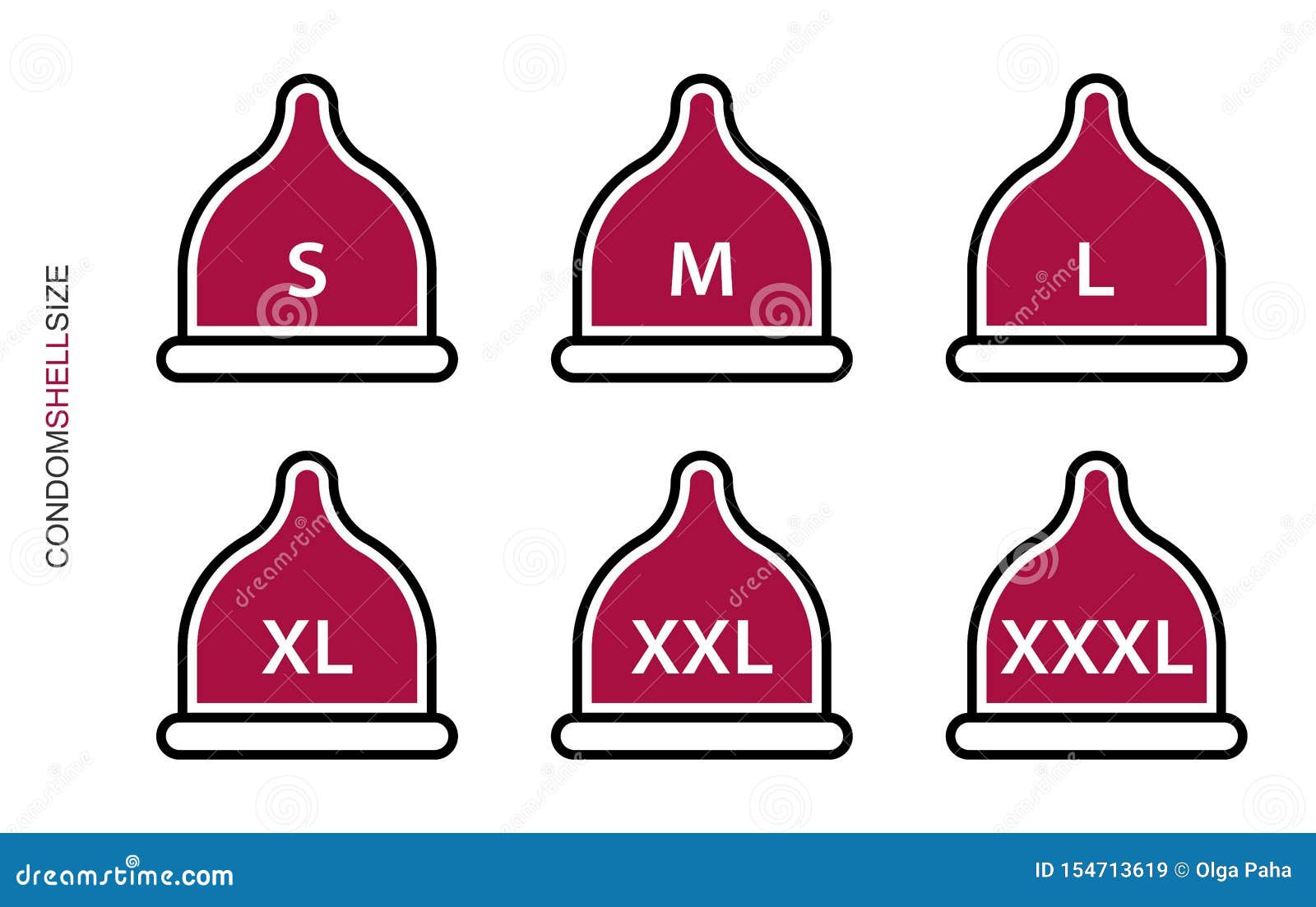 Comdom folded size red stock vector. Illustration of expanded - 154713619