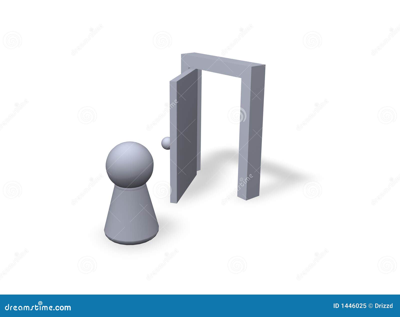 Come in stock illustration. Illustration of superior, wait - 1446025