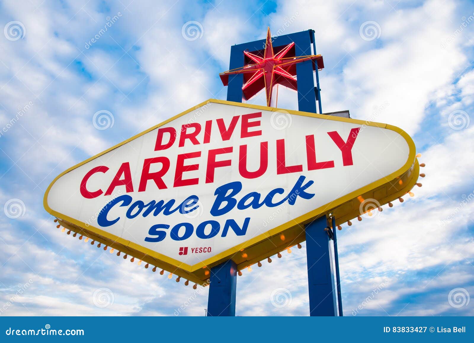 Come Back Soon editorial photography. Image of vegas - 83833427