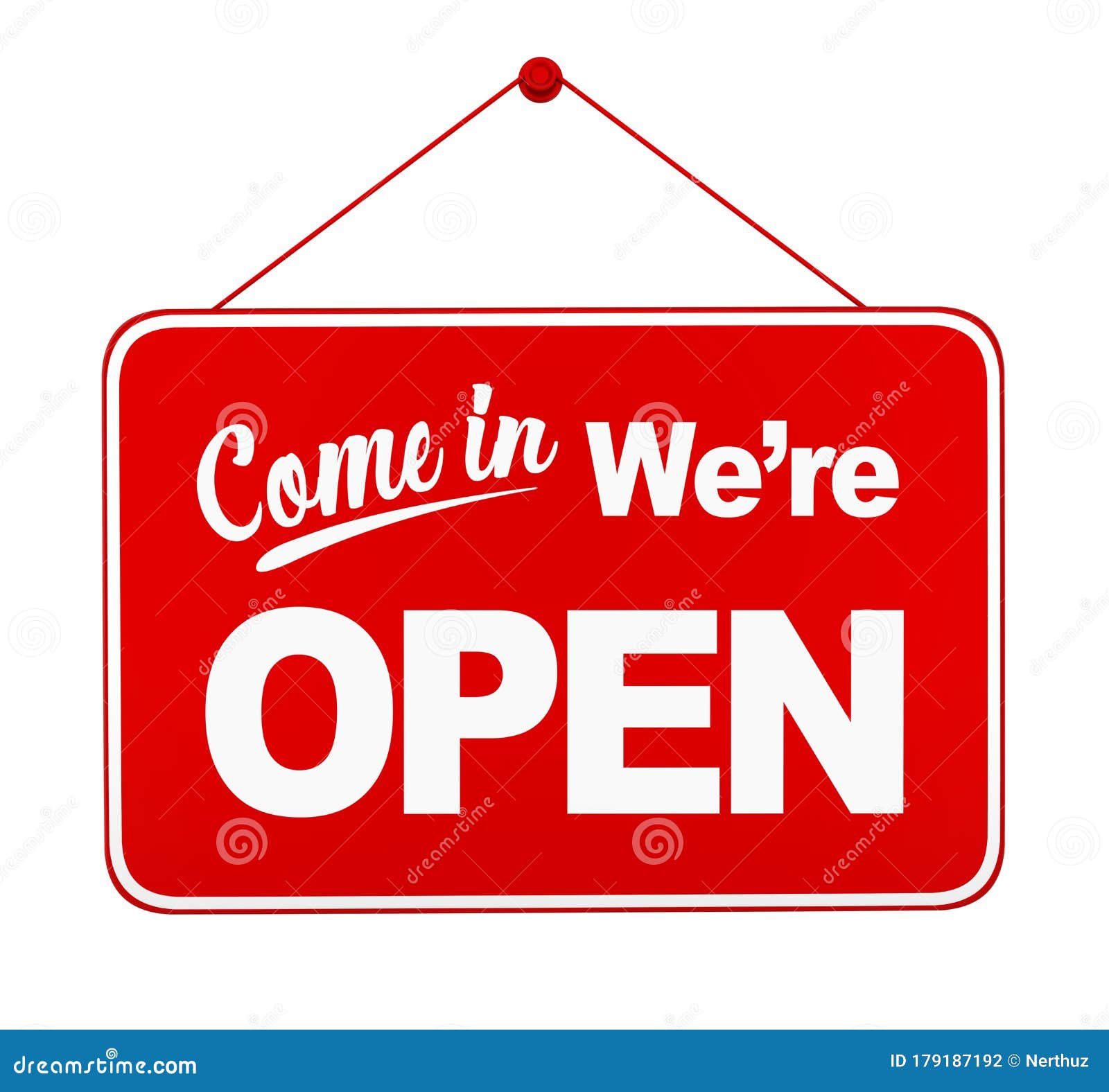 `Come in we`re Open` Sign Hanging Isolated Stock Illustration ... `Come in we`re Open` Sign Hanging Isolated Stock Illustration ...