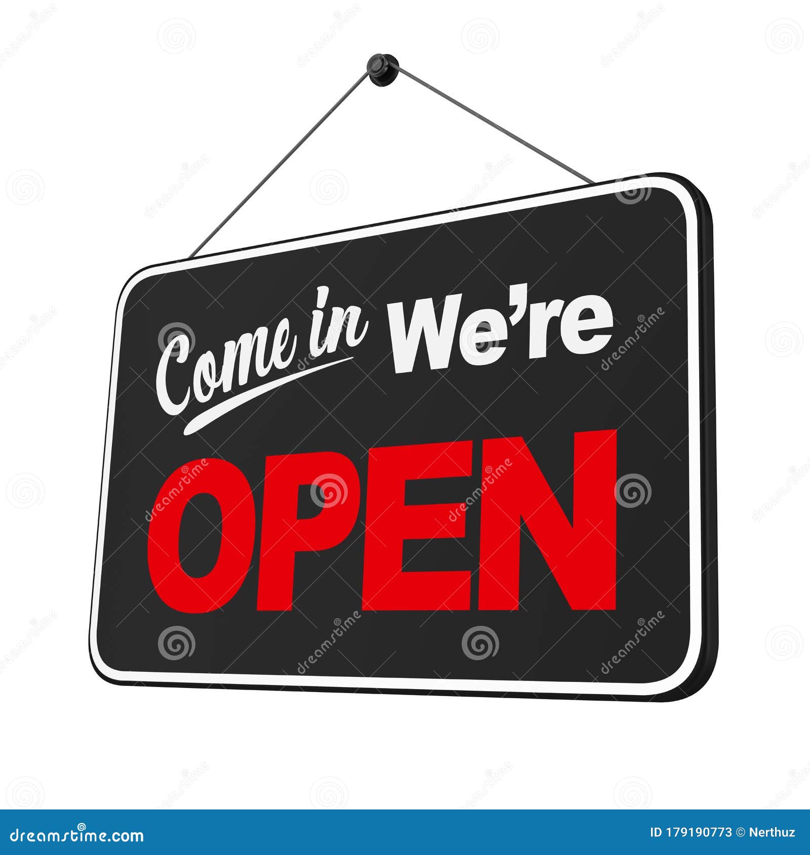 `Come in we`re Open` Sign Hanging Isolated Stock Illustration ... `Come in we`re Open` Sign Hanging Isolated Stock Illustration ...
