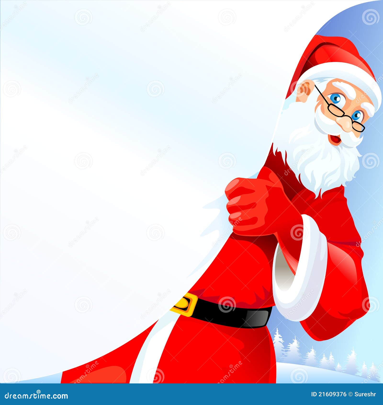 Come on in Santa Claus stock vector. Illustration of panel - 21609376