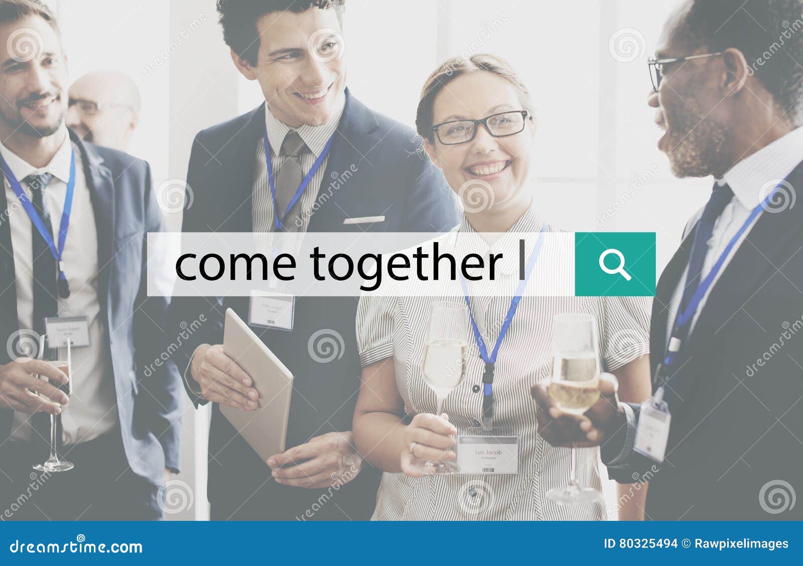 Come Together Unity Cooperation Collaboration Concept Stock Photo ...