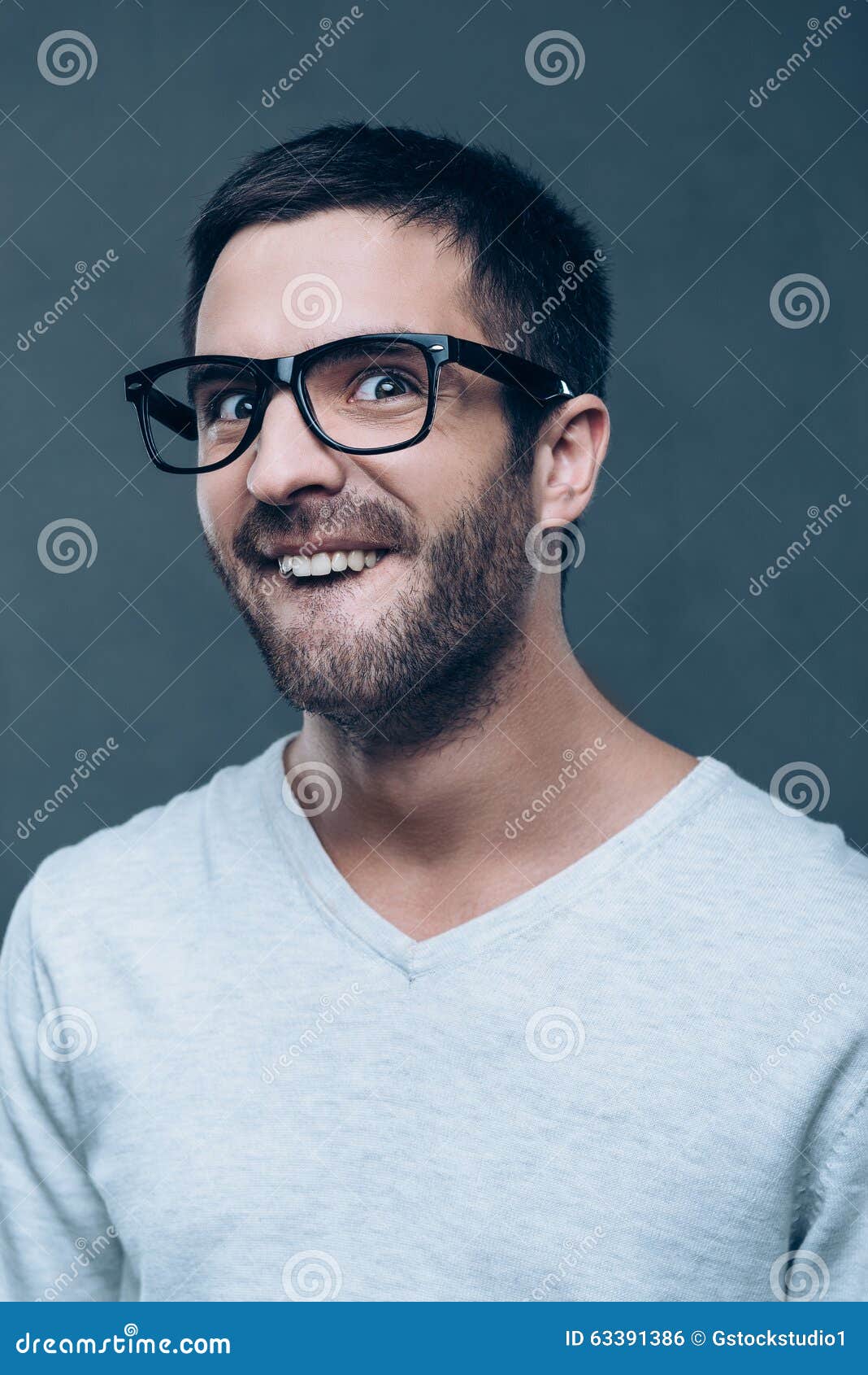 Come un nerd fotografia stock. Immagine di casuale, felicità - 63391386