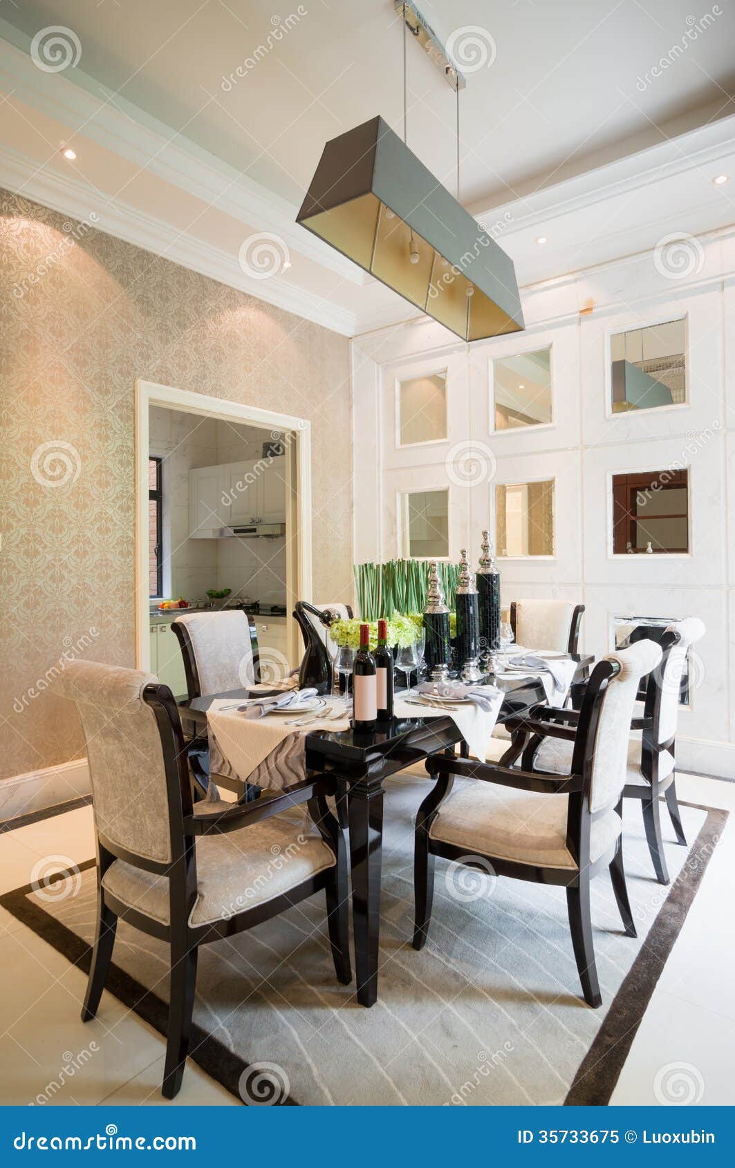 Comedor de lujo imagen de archivo. Imagen de comedor - 35733675