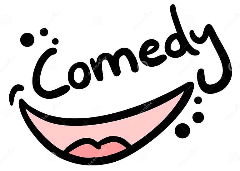 Comedy draw stock vector. Illustration of mouth, poem - 31278757