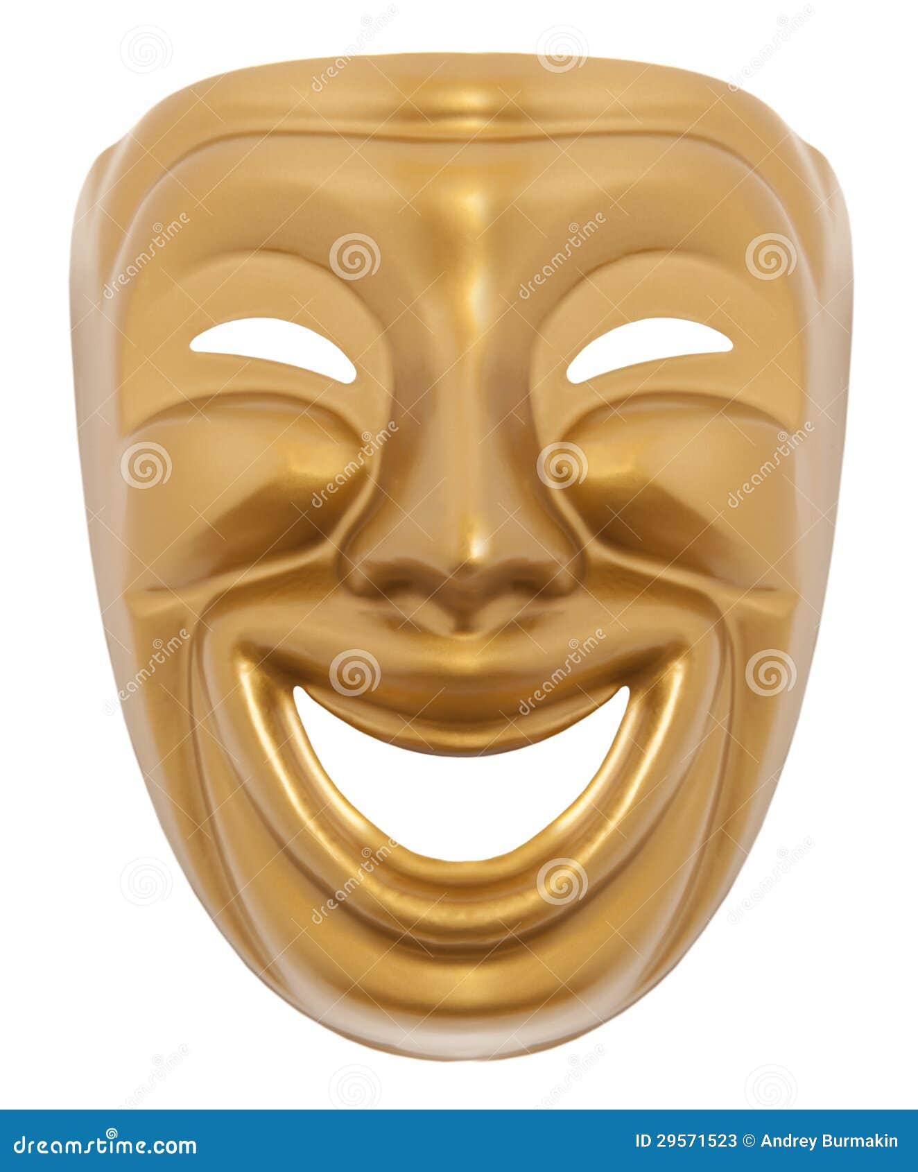 Comedy theatrical mask stock image. Image of actor, comedy - 29571523
