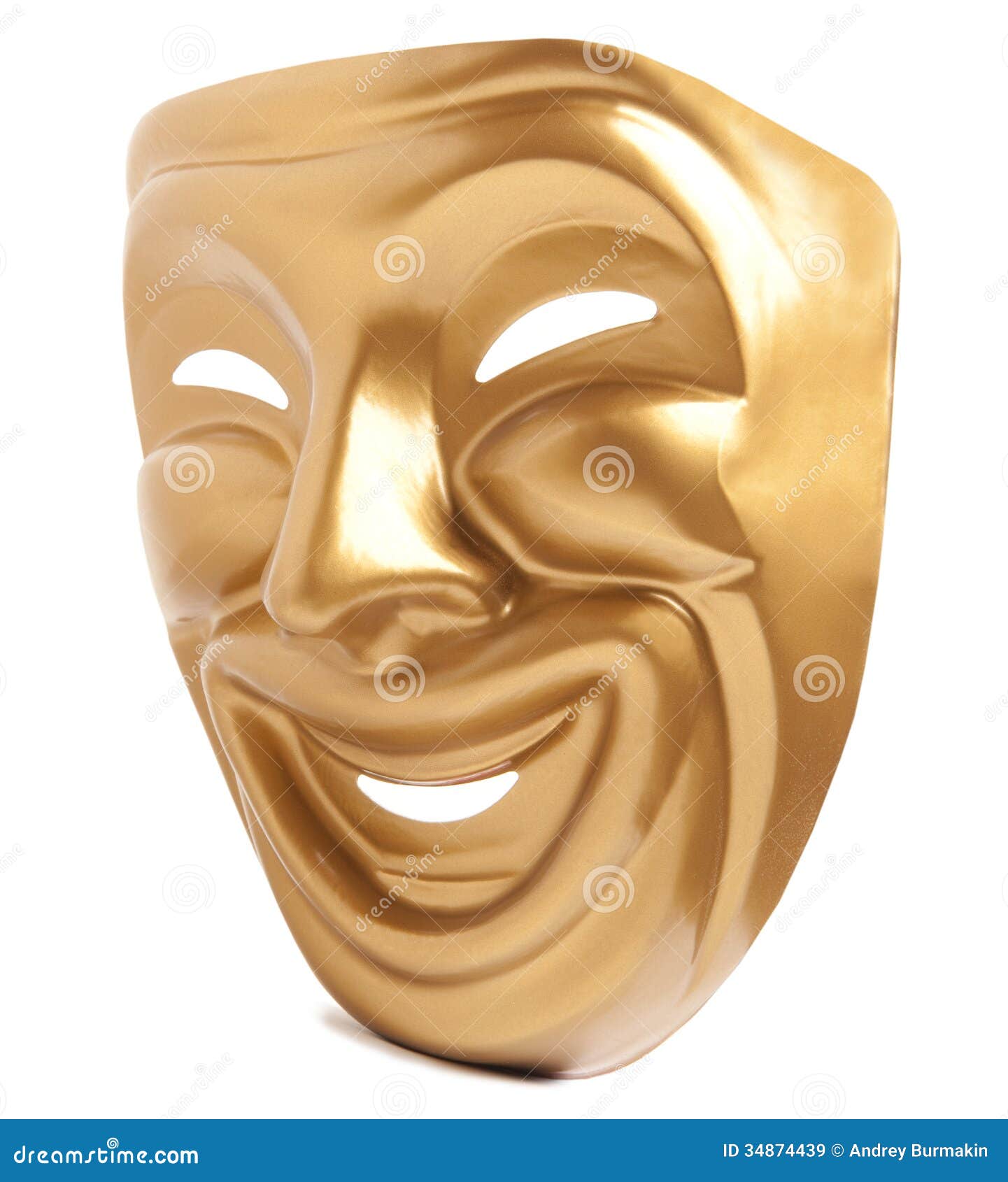 Comedy theatrical mask stock image. Image of emotion - 34874439