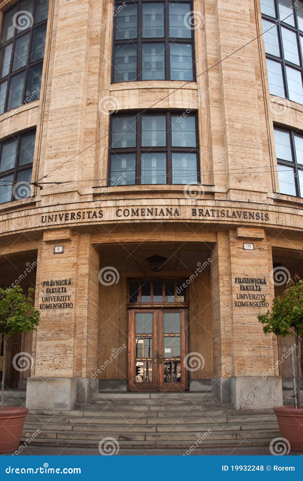 Comenius University in Bratislava Editorial Stock Photo - Image of ...