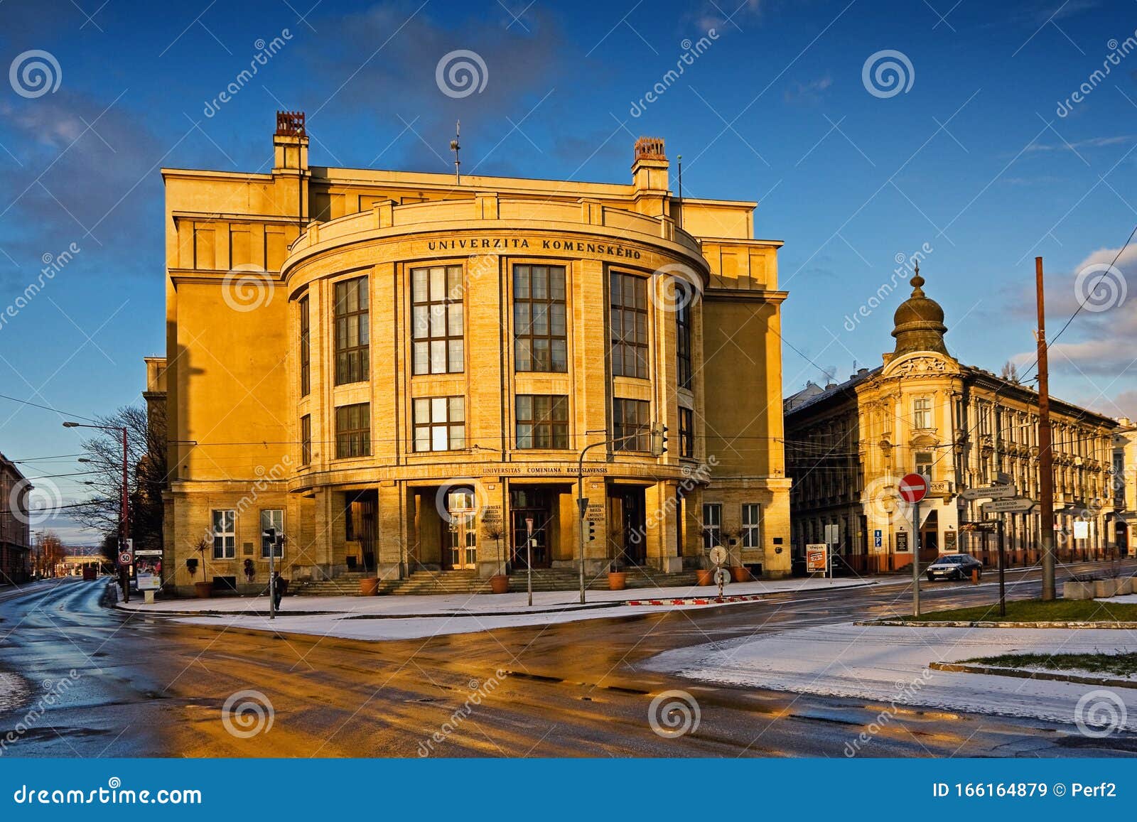 Comenius University editorial stock image. Image of college - 166164879