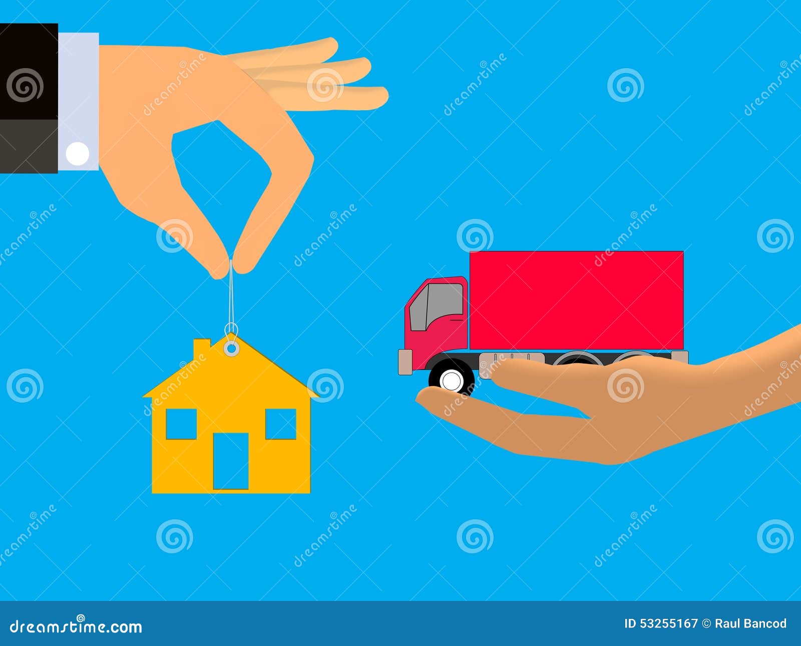 Comercio del trueque stock de ilustración. Ilustración de cashless ...