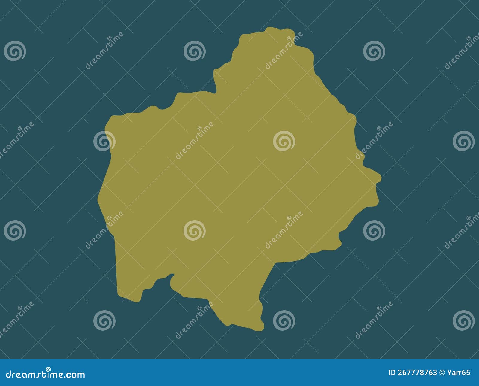 Comerio, Puerto Rico. Solid. No Legend Stock Illustration ...