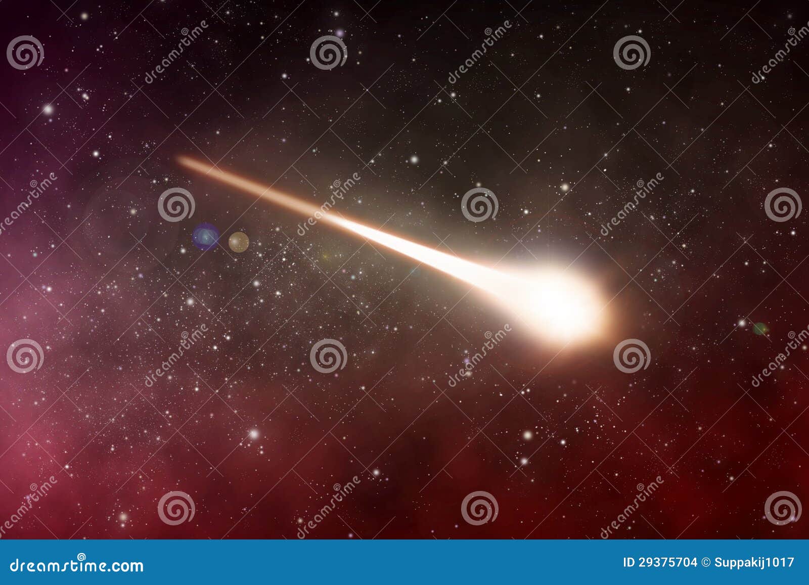Comet stock photo. Image of nature, meteorite, blast - 29375704