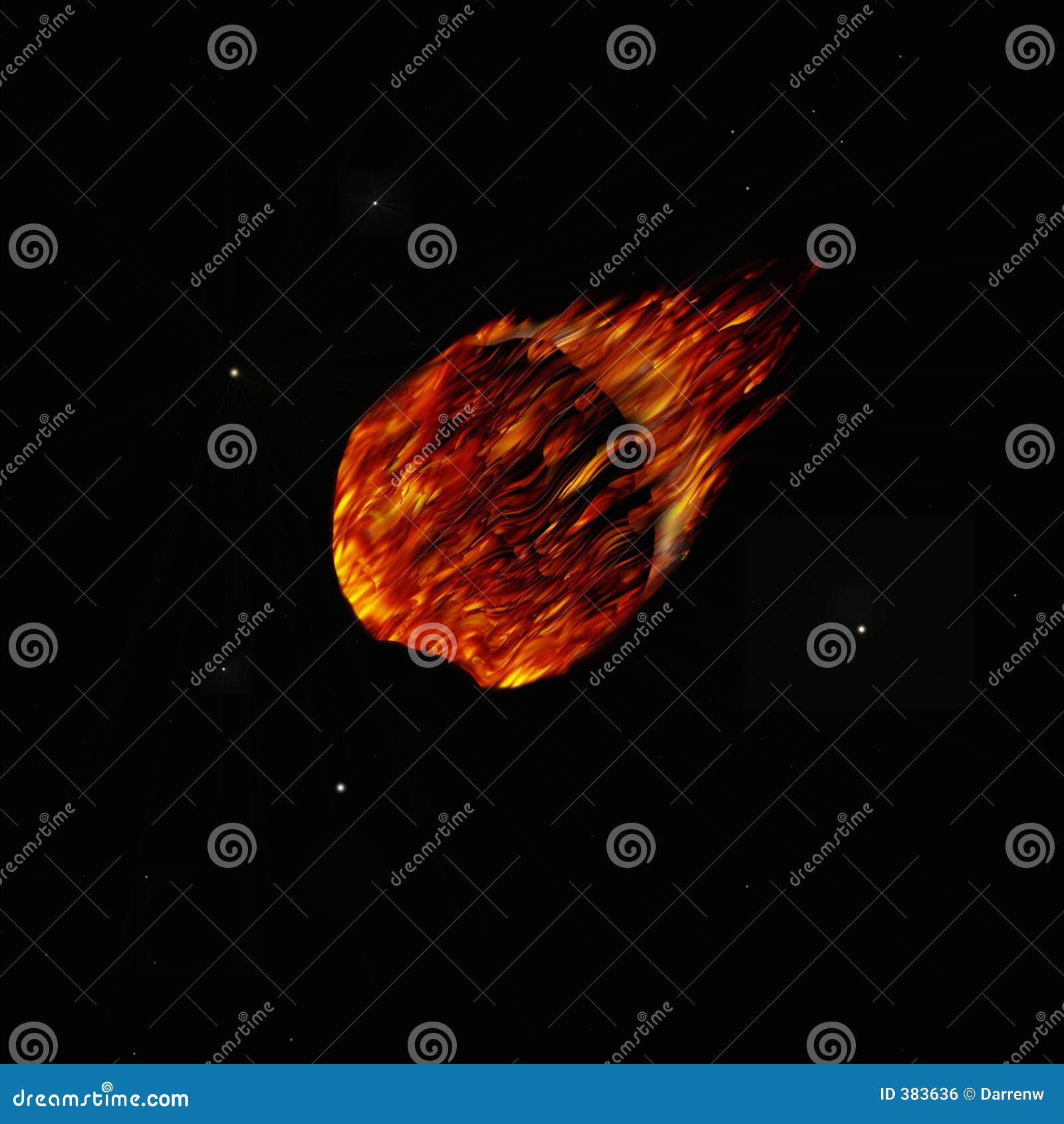 Comet stock illustration. Illustration of astrological - 383636