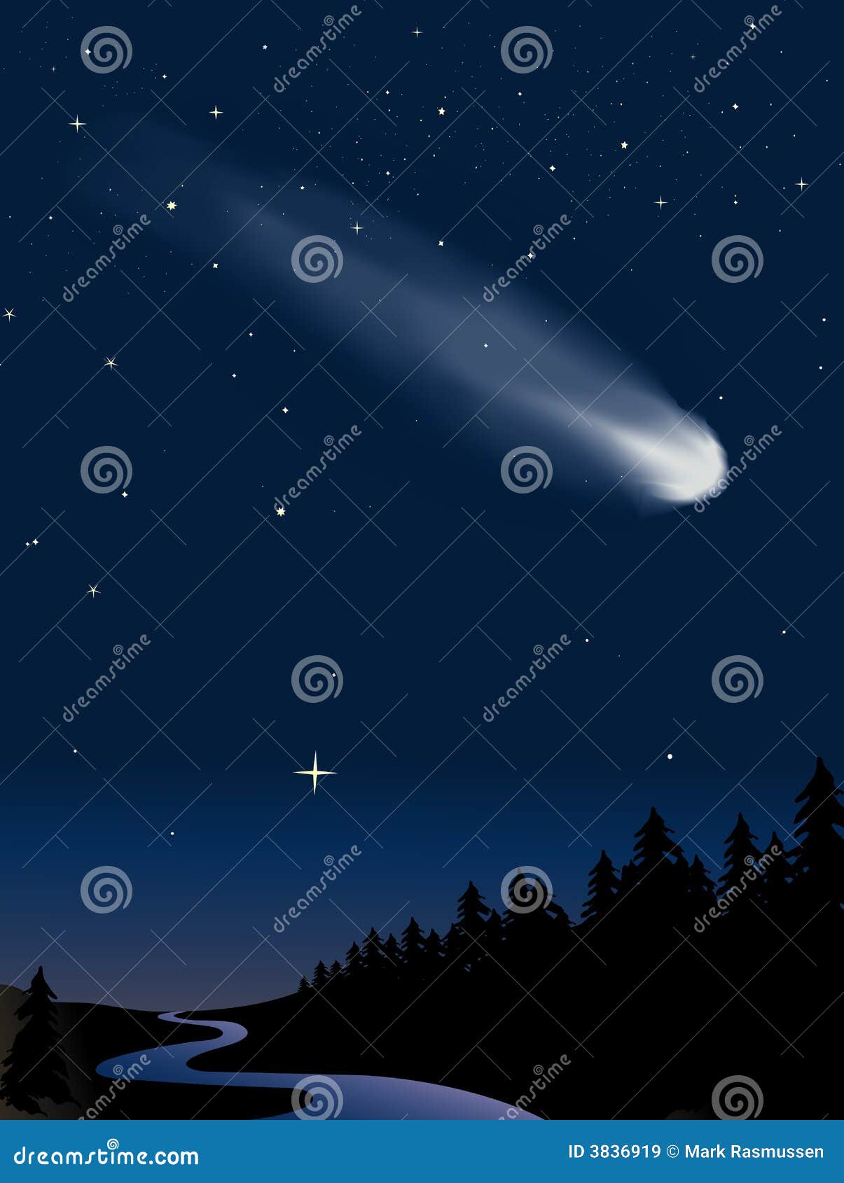 Comet Stock Image | CartoonDealer.com #26825293