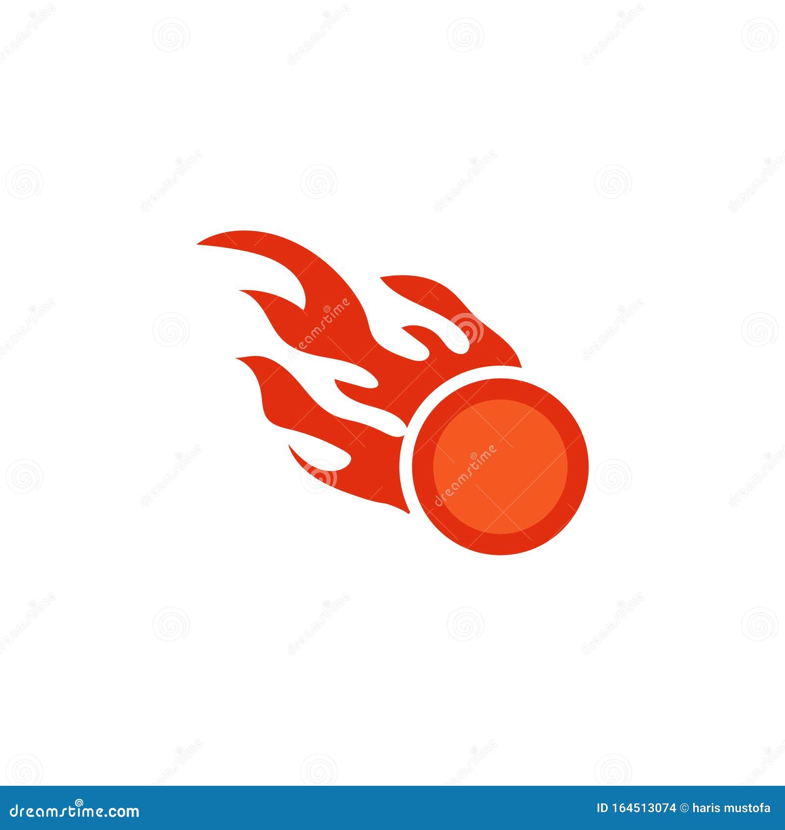 Comet Icon Design Template Vector Isolated Illustration Stock Vector ...