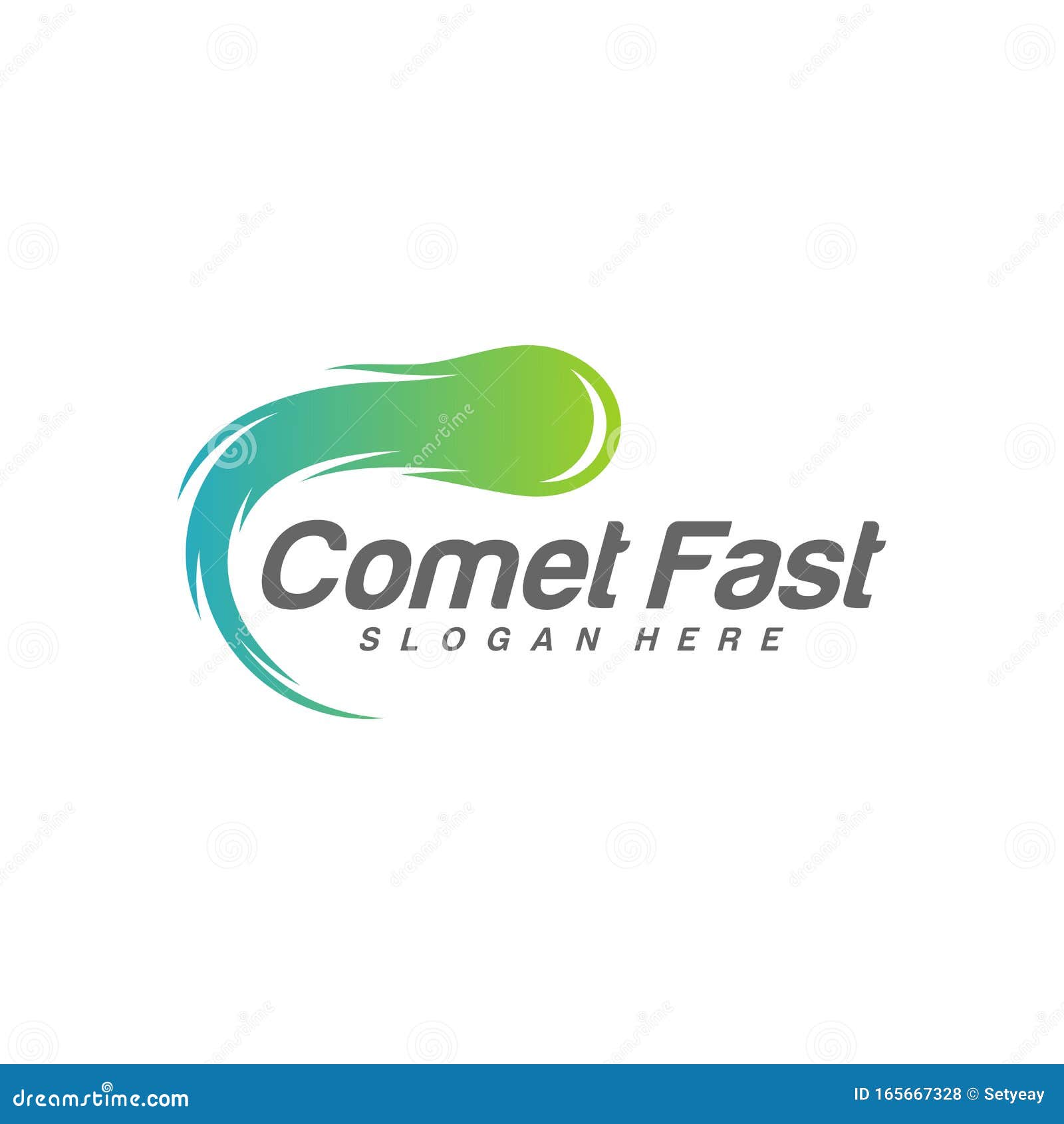 Comet Logo Vector, Comet Logo Design Template, Icon Symbol ...