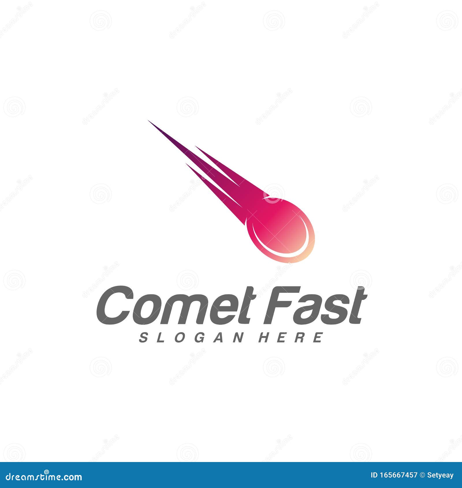 Comet Logo Vector, Comet Logo Design Template, Icon Symbol ...