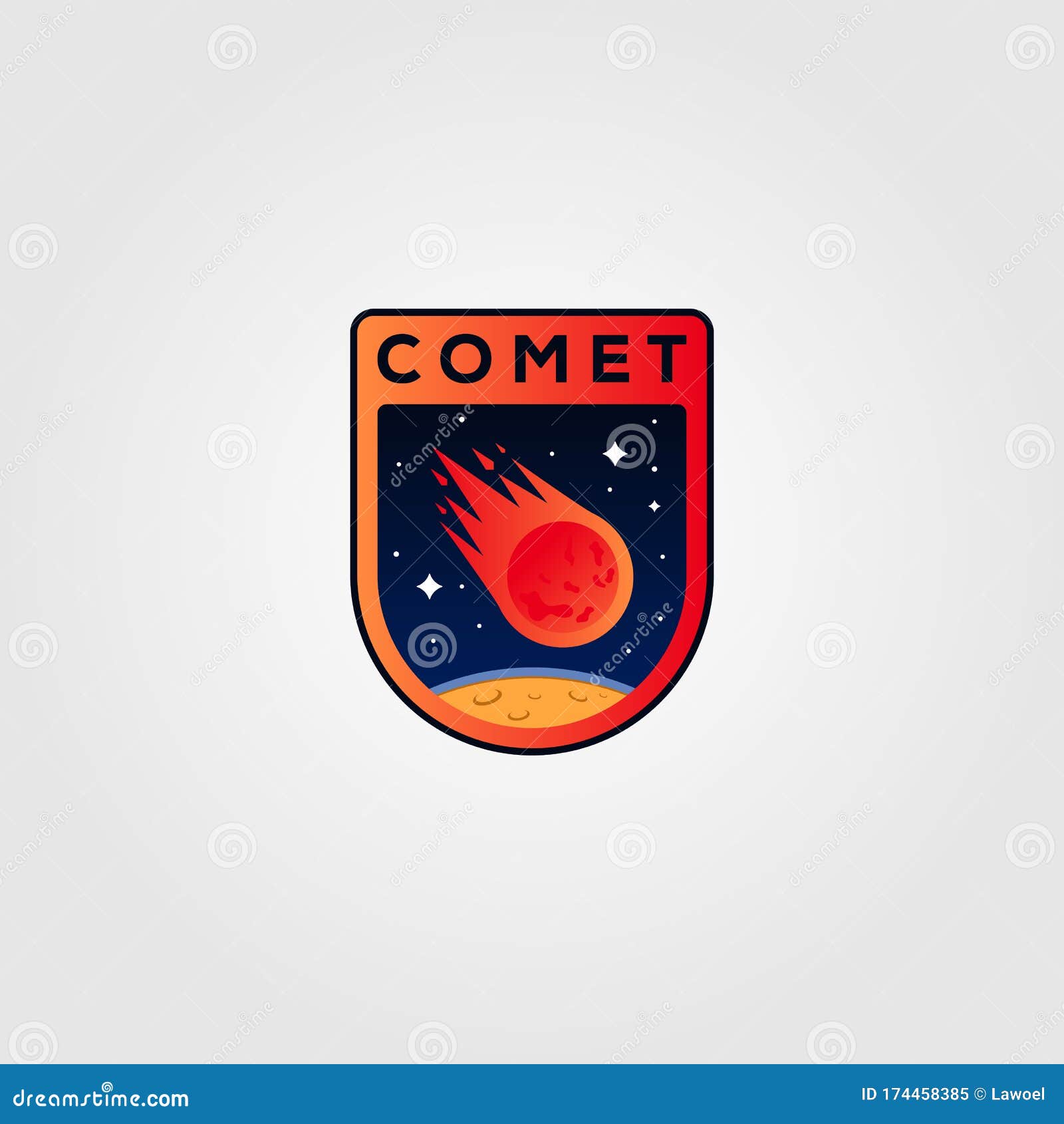Comet Or Meteor Trail And Magic Fire Effect Vector | CartoonDealer.com ...
