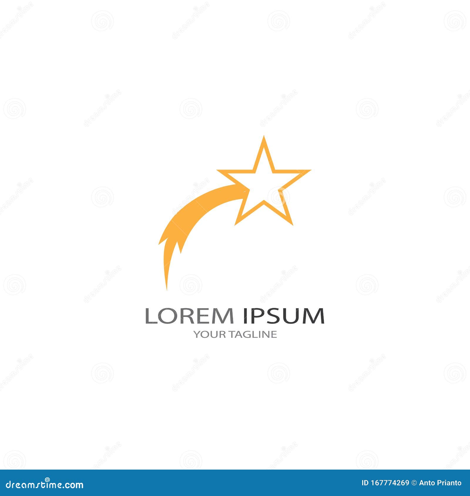 Comet Vector Icon Illustration Design Template Stock Vector ...