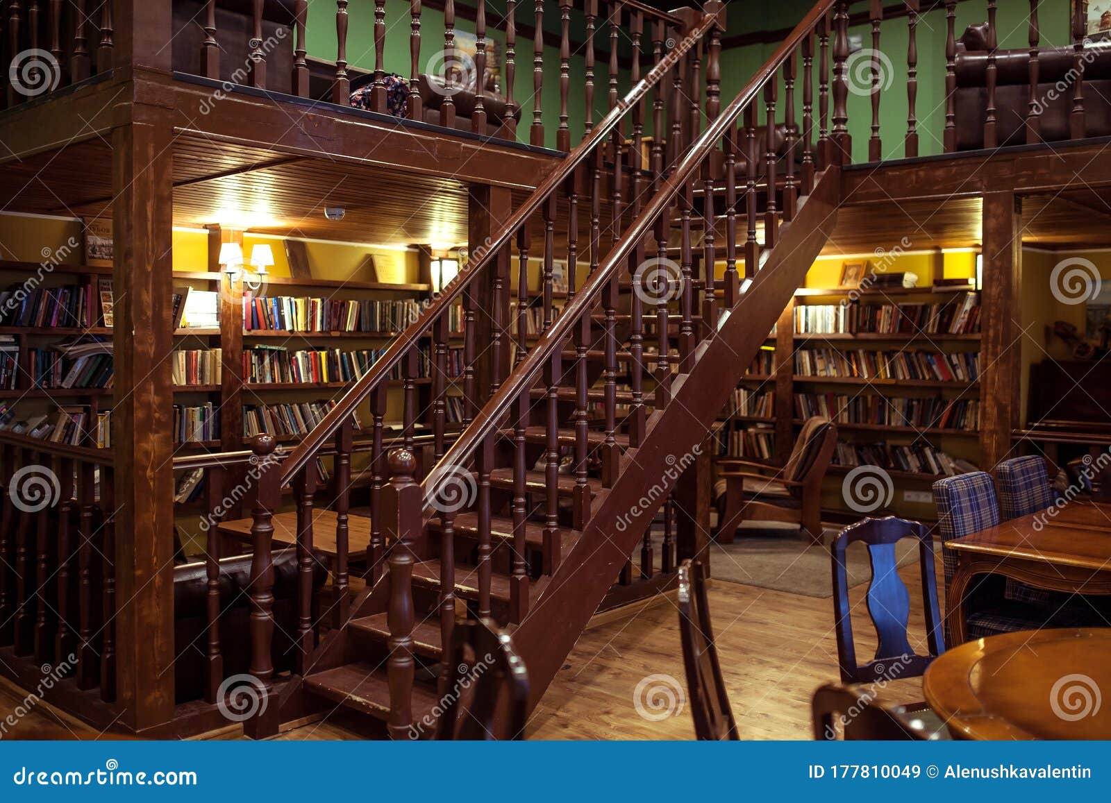 Comfort place in library stock image. Image of background - 177810049