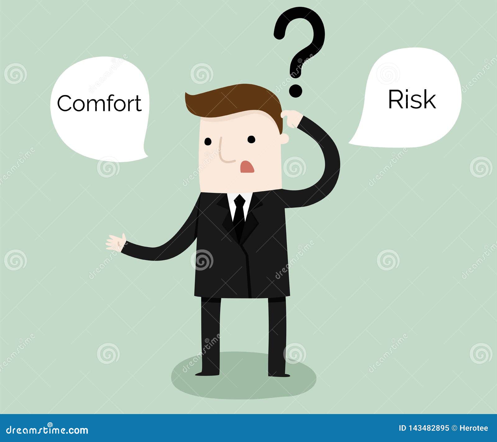 Comfort or Risk Zone Cartoon Stock Vector - Illustration of cartoon ...