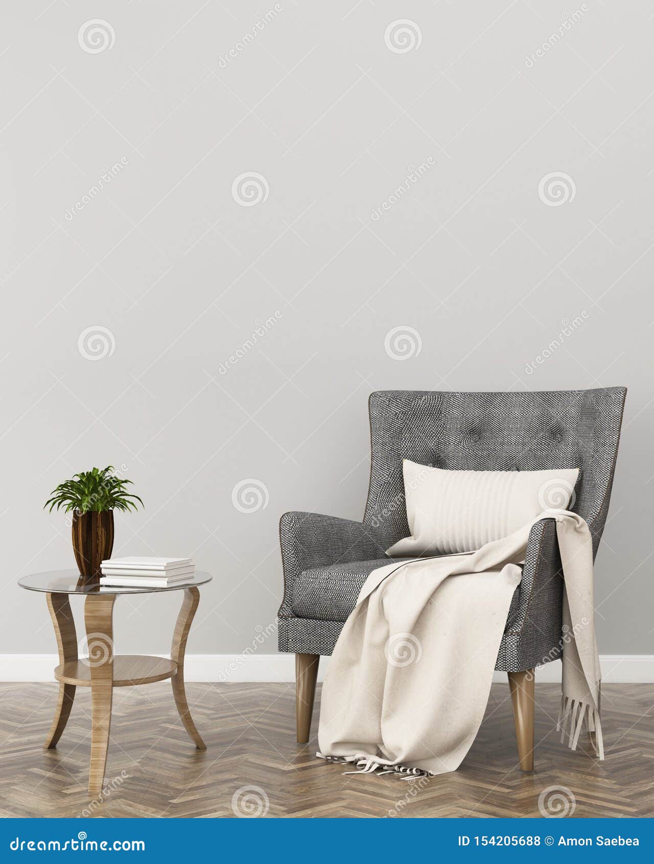 Comfort Space in Home. Living Room Interior Stock Illustration ...