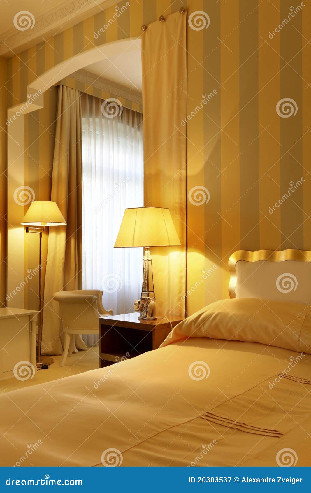 Comfortable bedroom stock image. Image of background - 20303537