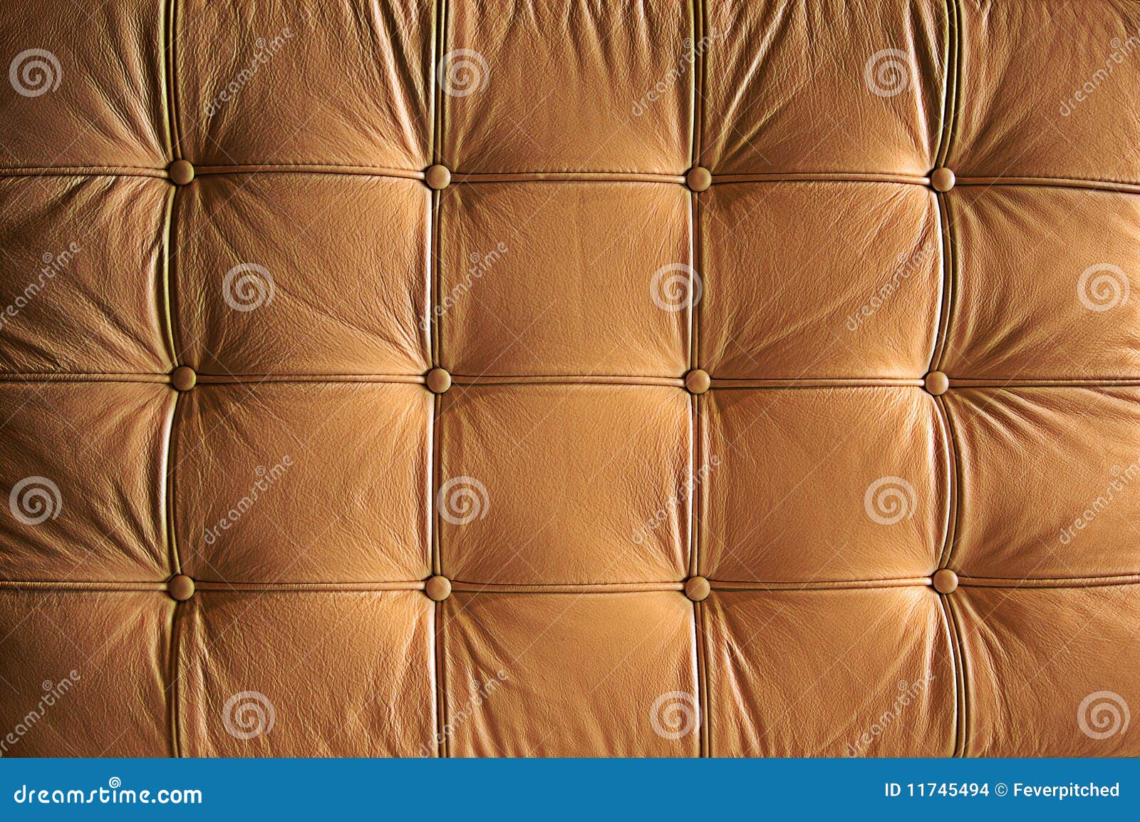 Comfortable Buttoned Leather Pattern Stock Photo - Image of abstract ...