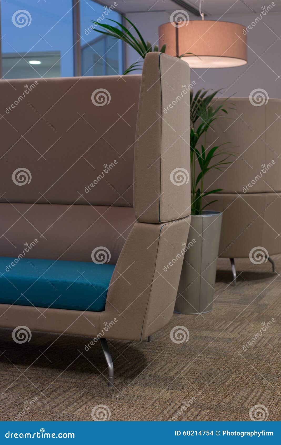 Comfortable Commercial Seating Area Stock Photo - Image of rest, carpet ...