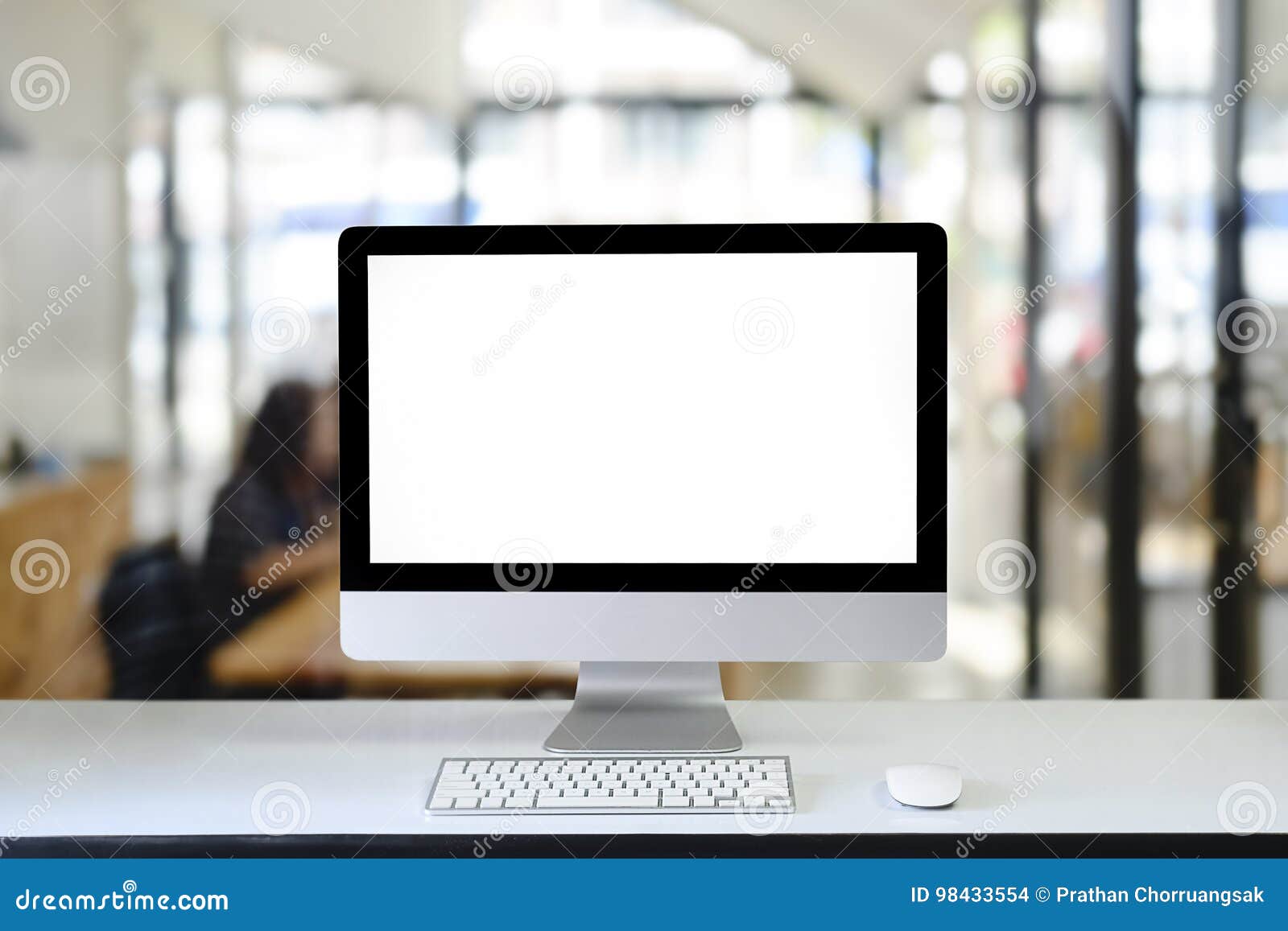 Comfortable Computer Pc Workplace. Stock Photo - Image of space, home ...