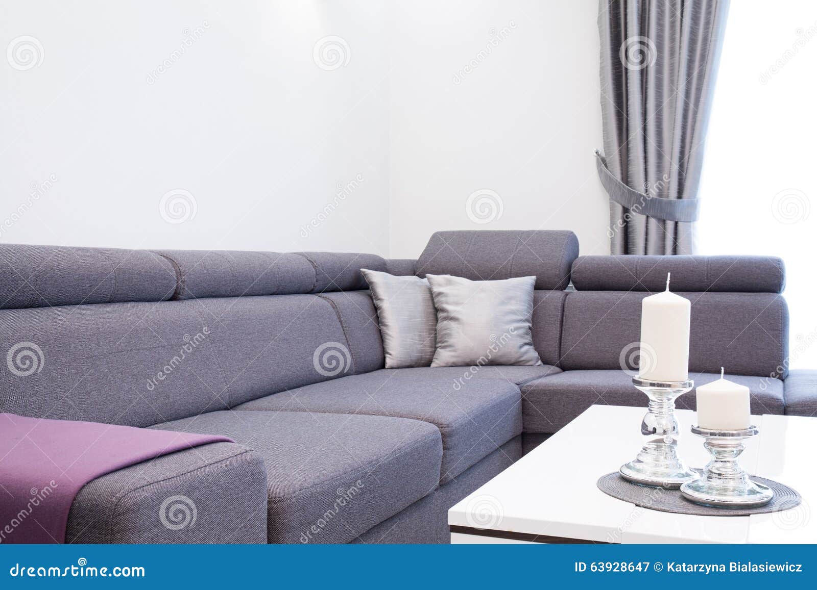 Comfortable corner sofa stock image. Image of corner - 63928647