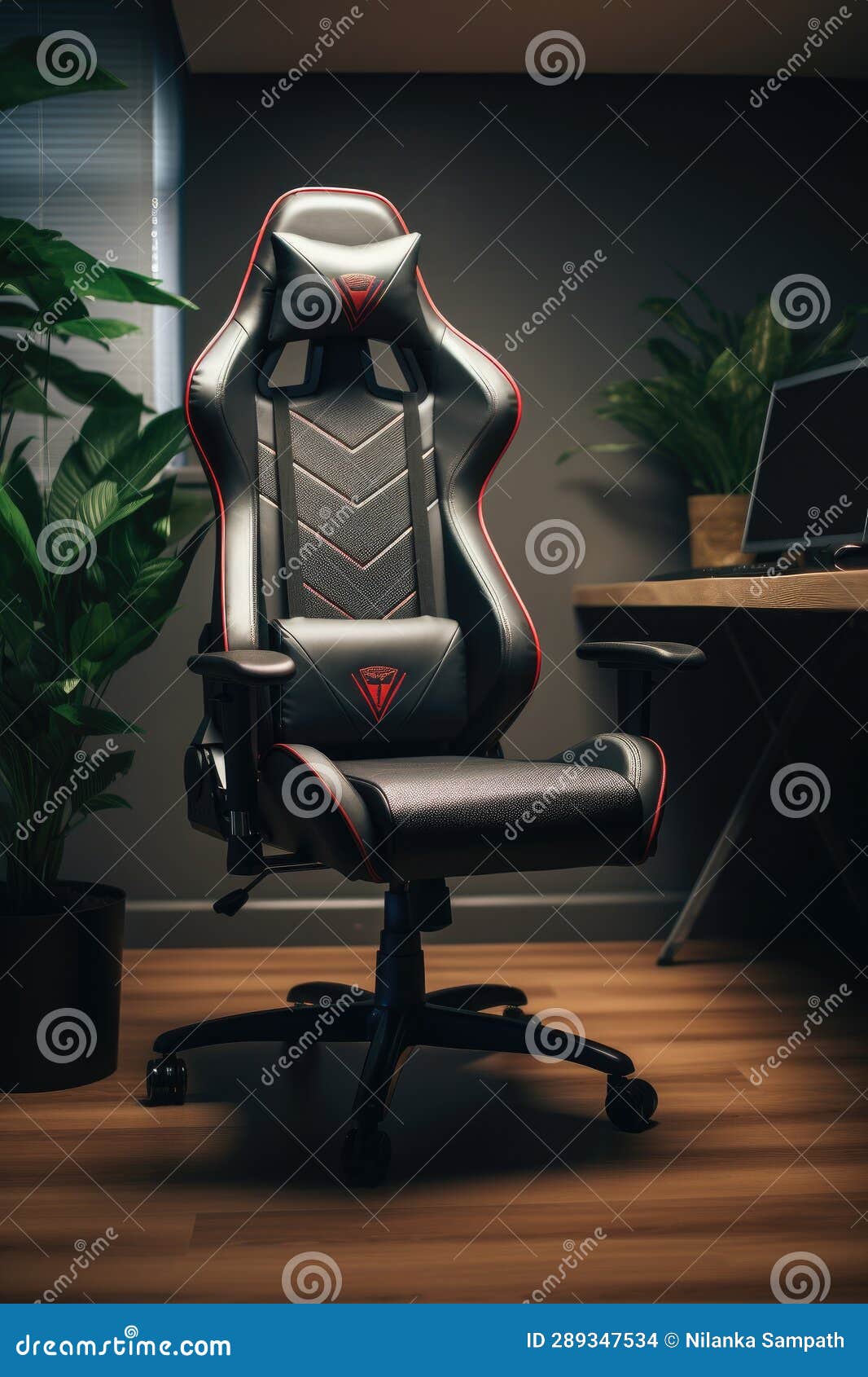 Comfortable Gaming Chair, Gaming Room Setup, Generative AI Stock ...
