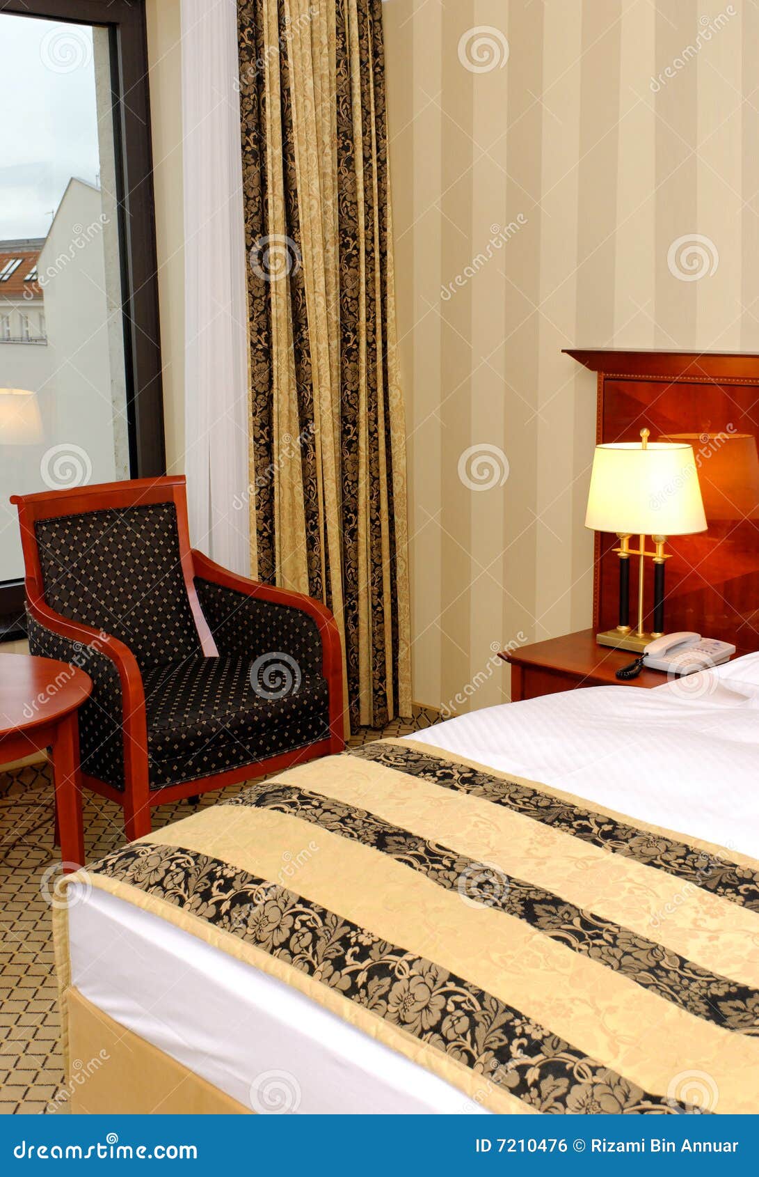 Comfortable Hotel Room stock photo. Image of interior - 7210476