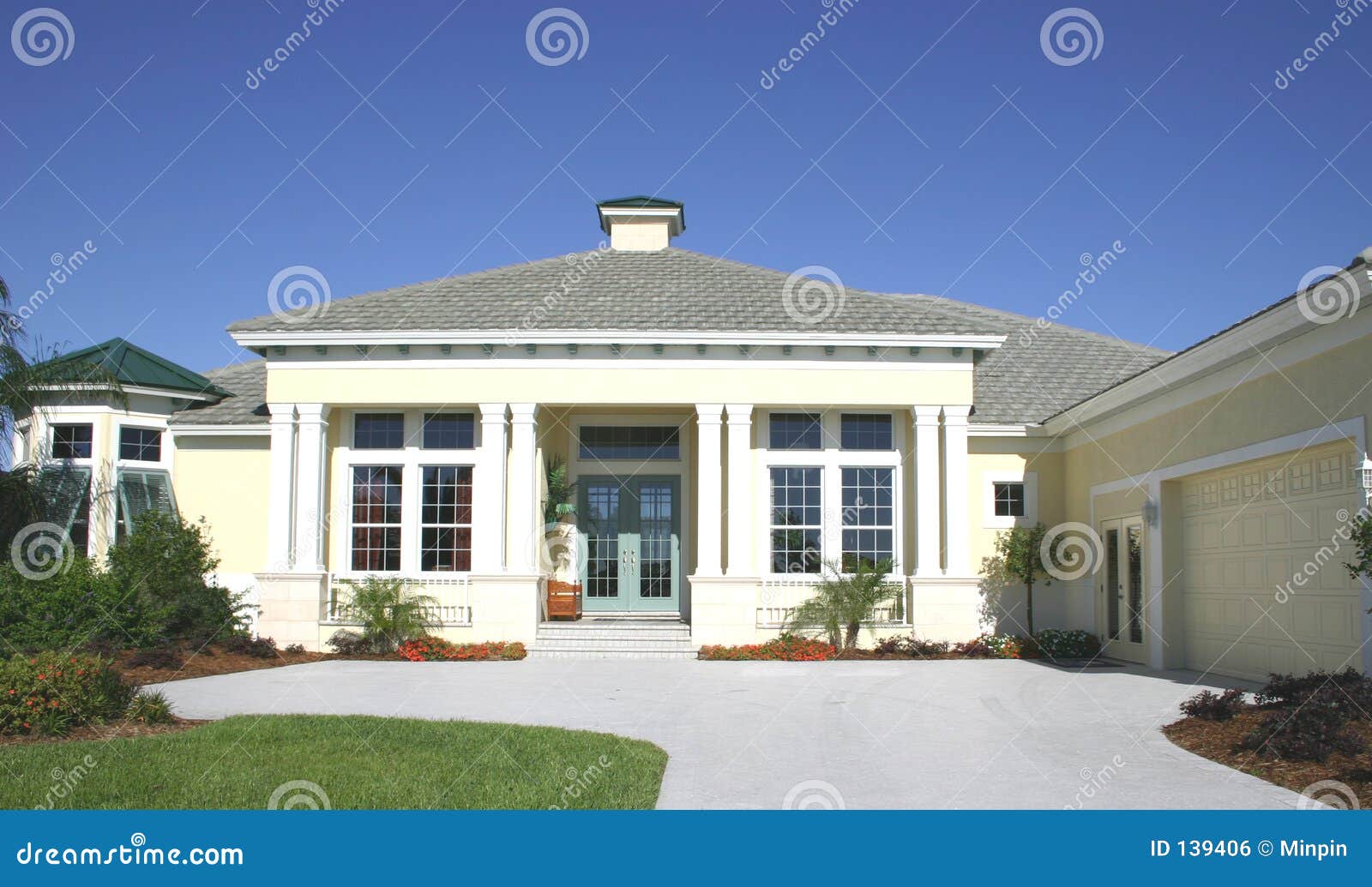 Comfortable House stock photo. Image of house, yellow, property - 139406