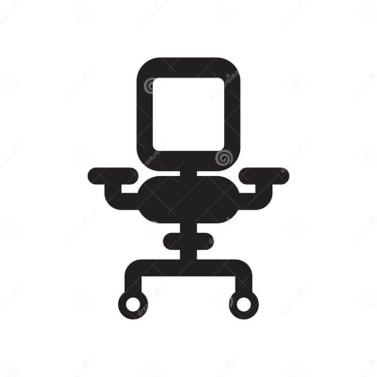 Comfortable Icon Isolated on White Background Stock Vector ...