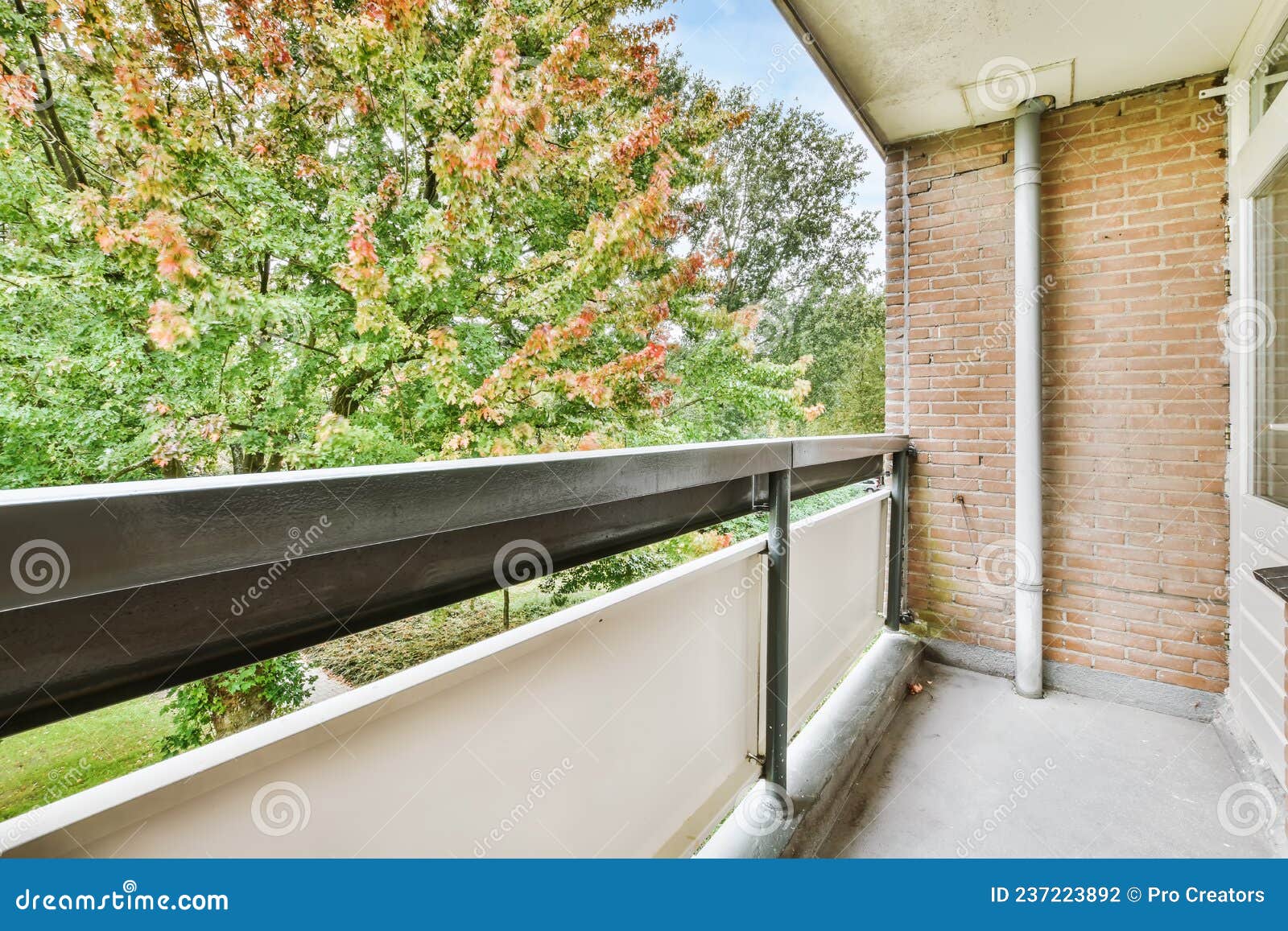 Comfortable long balcony stock photo. Image of luxury - 237223892