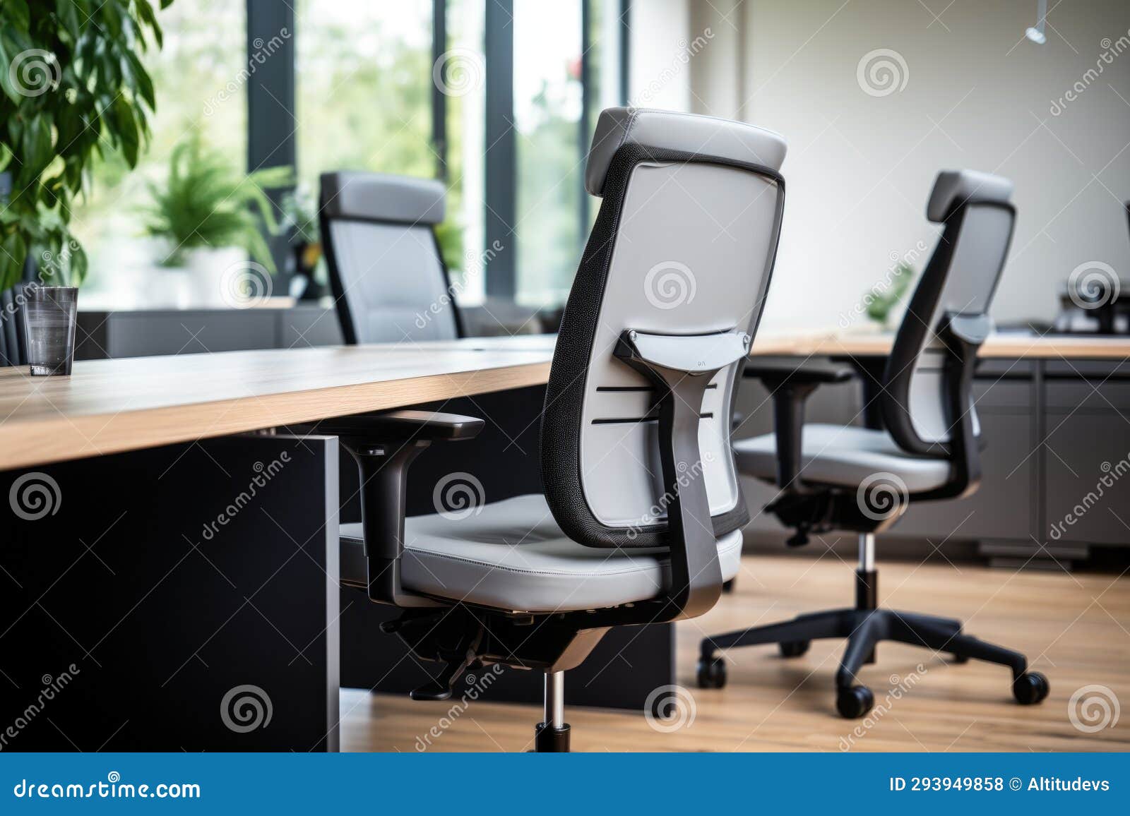 Comfortable Office Chairs Representing Good Ergonomics at the Workplace ...