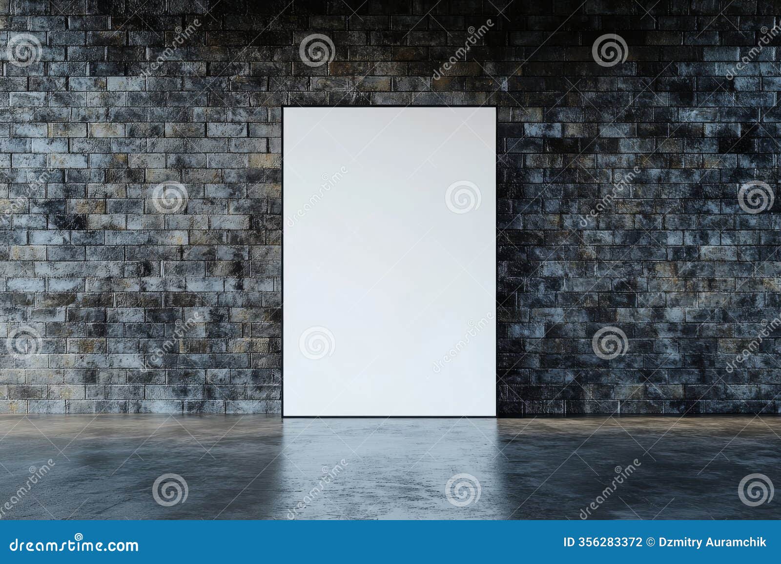 A Comfortable Office Lobby Space with a Blank, White Wall Stock Photo ...