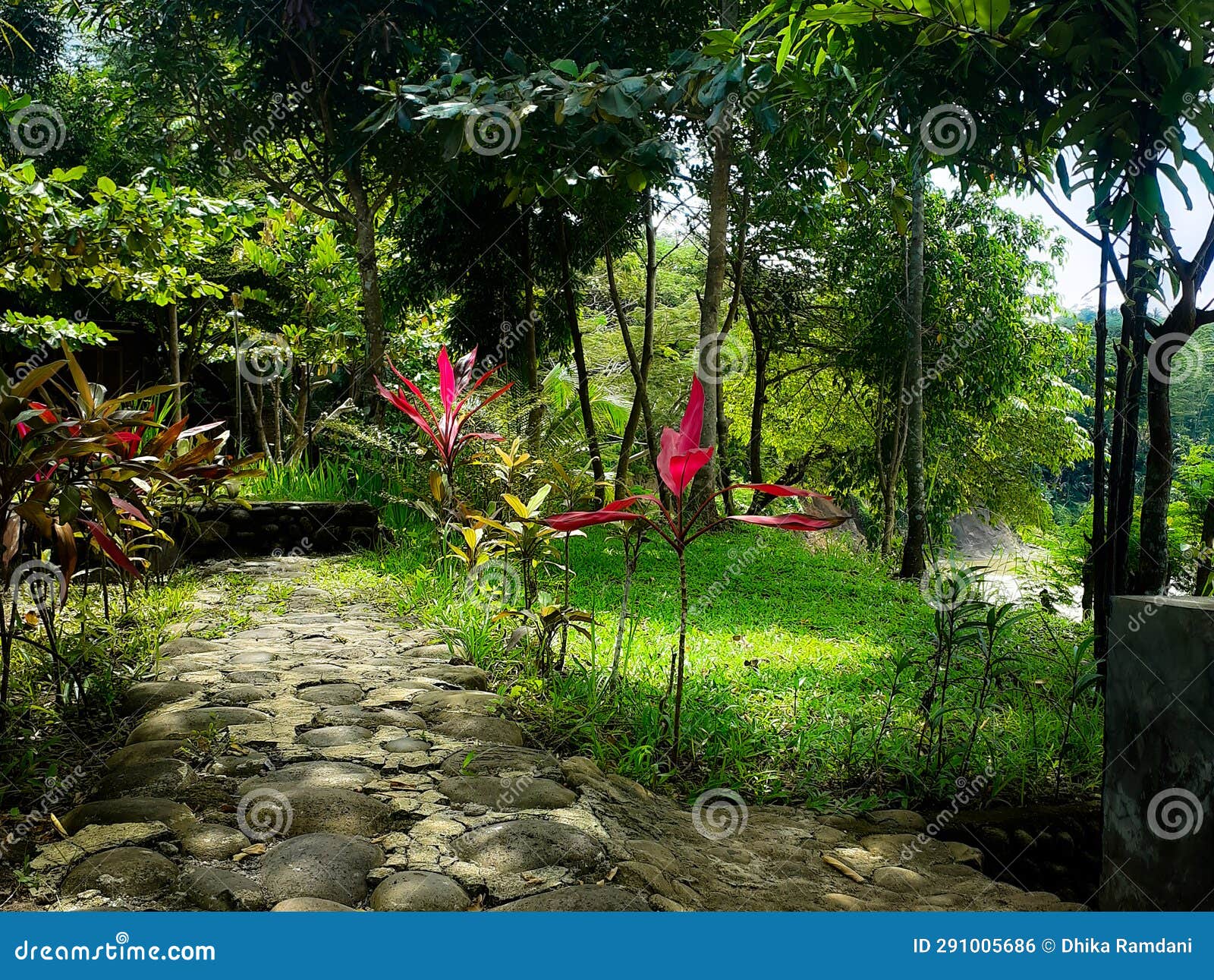 A Comfortable Place for Relaxation in the Garden of the House Stock ...