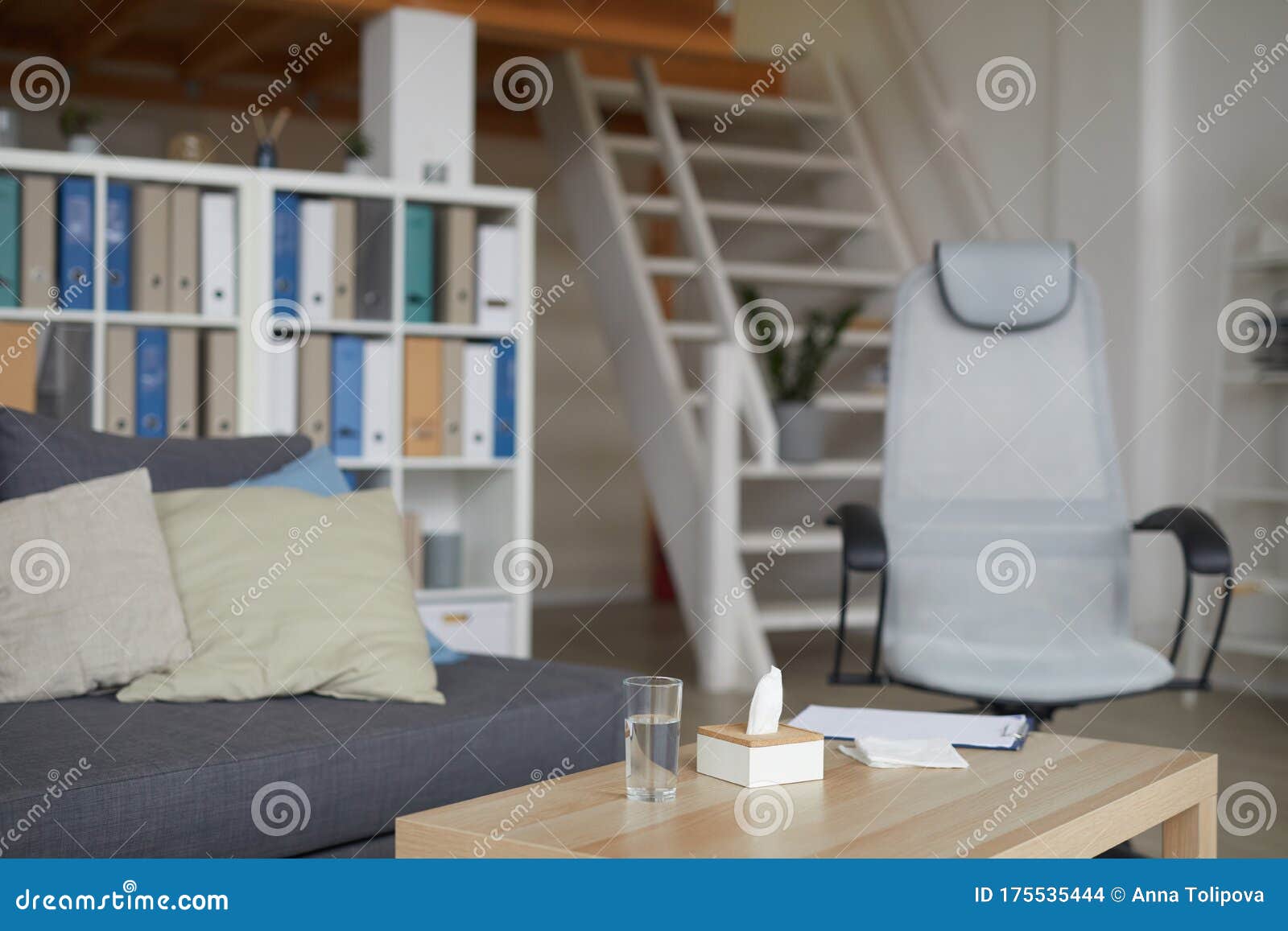 Comfortable Room for Interview Stock Photo - Image of house ...