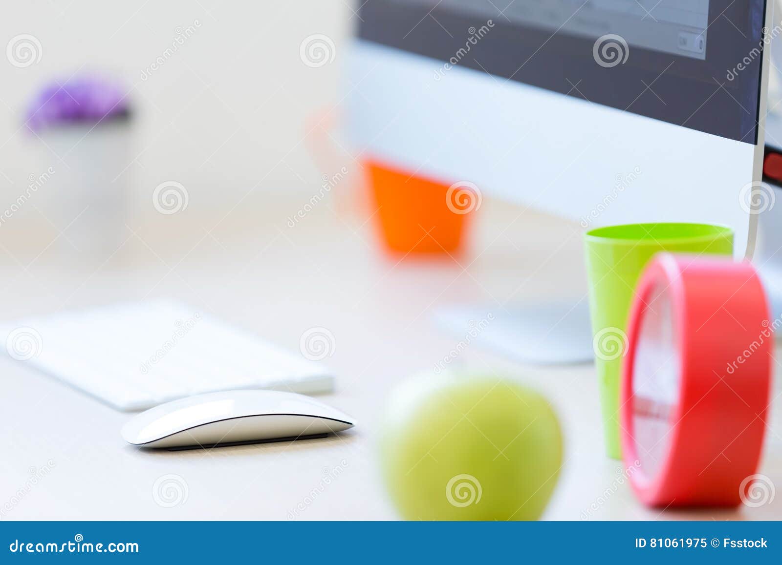 Comfortable Working Place. Close-up of Comfortable Working Place Stock ...