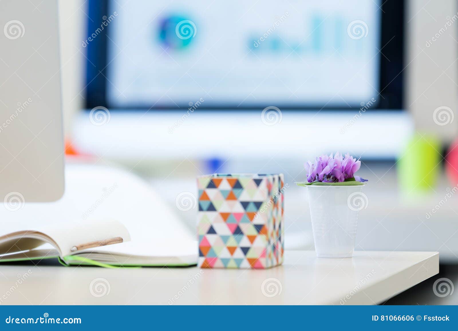 Comfortable Working Place. Close-up of Comfortable Working Place Stock ...